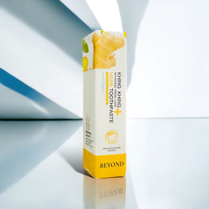 ยาสีฟันขิงขิง เฟรช แคร์ เฮิร์บ Beyond Khing khing fresh care herb toothpaste ( ร้านปัี้นทรัพย์ ...
