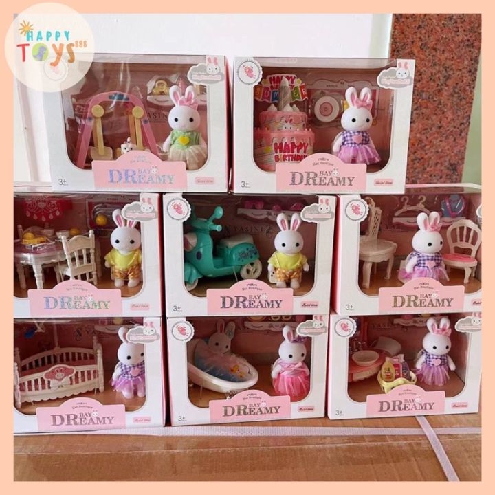 HAPPYTOYS.888 Pretend Play Mainan Rumah Rumahan Playhouse Doll Boneka ...