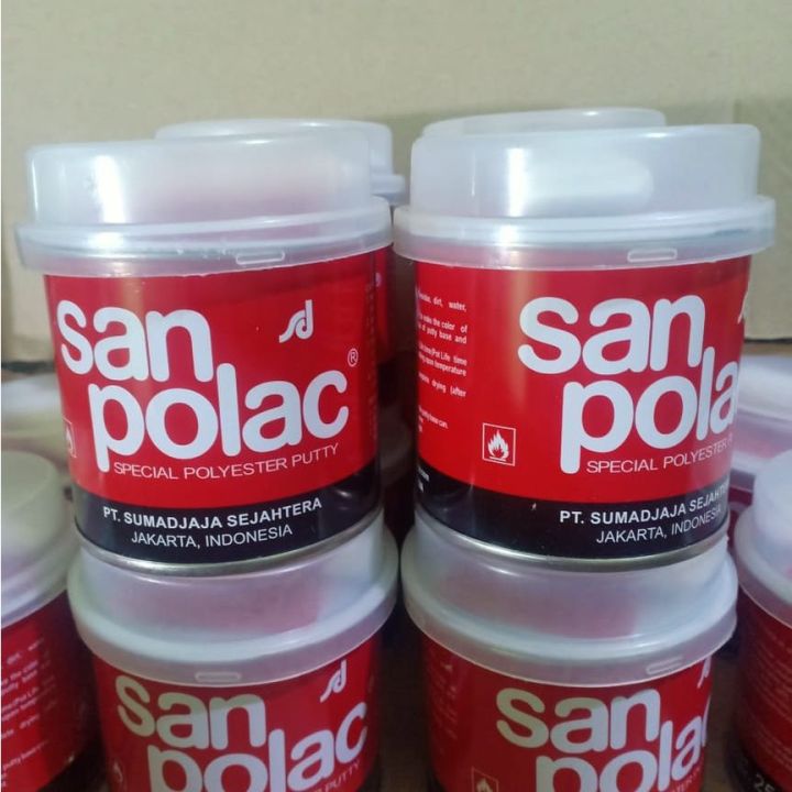 Dempul Serbaguna Sanpolac Dempul Mobil Motor Besi Kayu San Polac Dempul ...