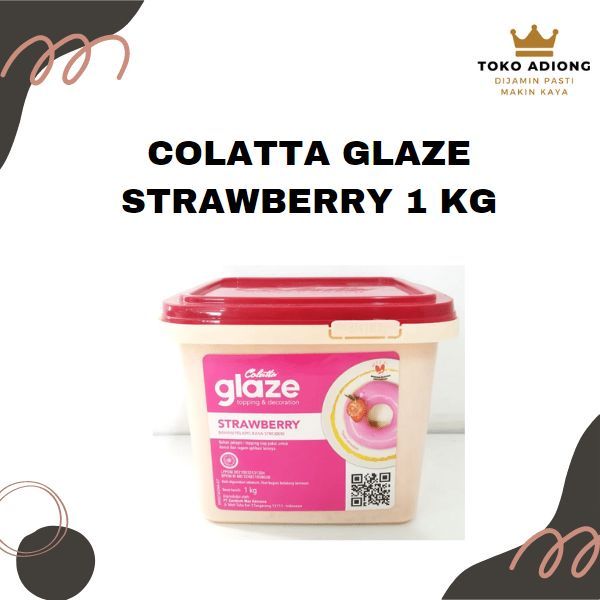 COLLATA GLAZE STRAWBERRY KEMASAN 1 KG | Lazada Indonesia