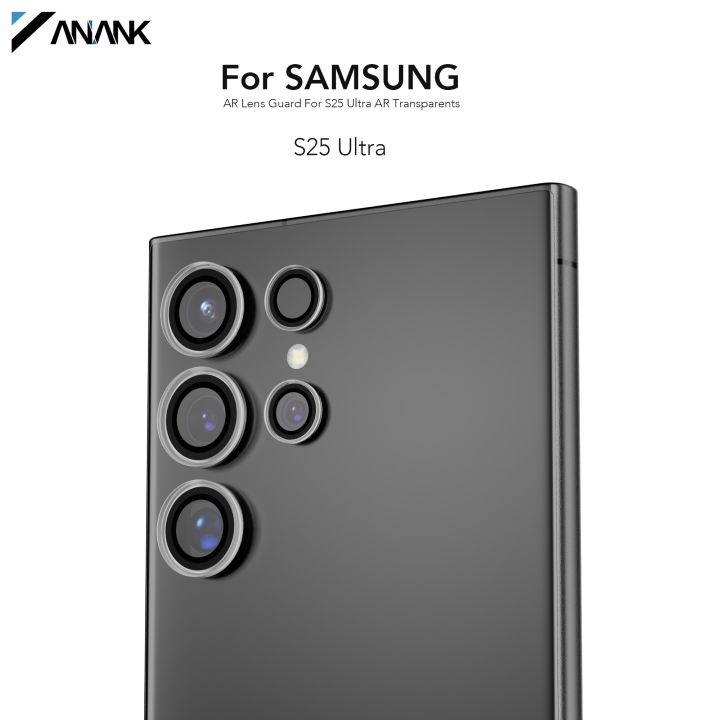 ANANK Anti-reflective AGC Glass Titanium Frame Lens Guard for Samsung ...