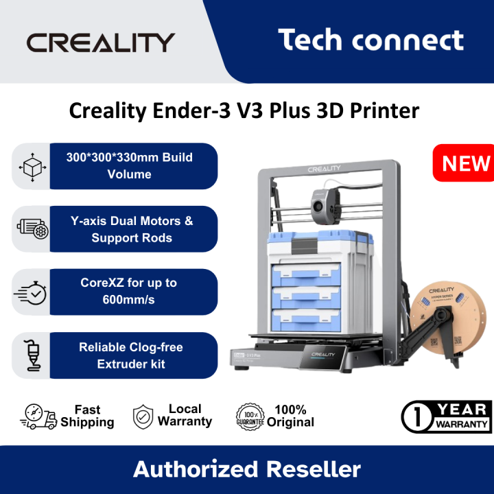 Creality Ender-3 V3 Plus 3D Printer CoreXZ up to 600mm/s / Large Build ...
