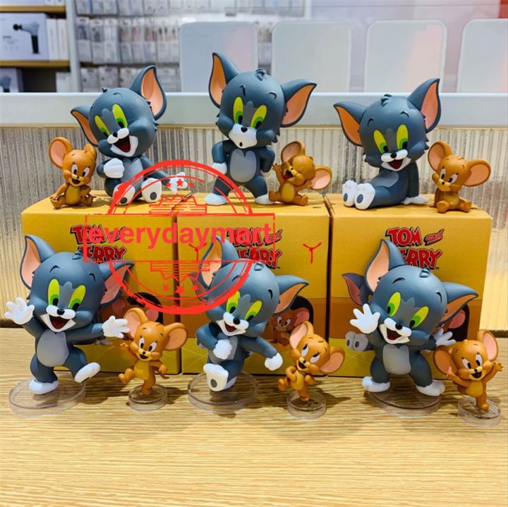 💥TOM & JERRY💥BLIND BOX ACTION FIGURE TOYS STATUES🔥猫和老鼠miniso汤姆杰瑞盲盒🔥模型手办 ...