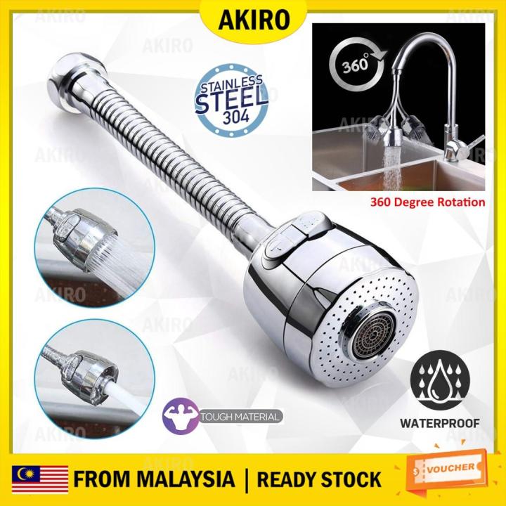 AKIRO HOME Malaysia Rotatable Tap Head Nozzle Diffuser 304 Stainless ...