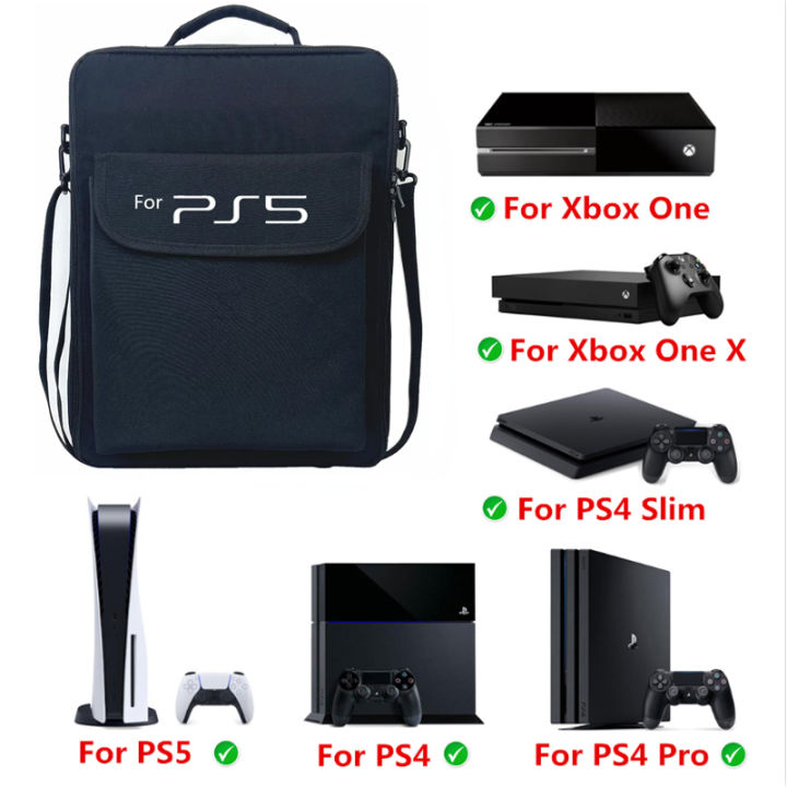 【HOT SALE】 Gaming Carrying Case,Travel Shoulder Bag for Xbox One X PS5 ...