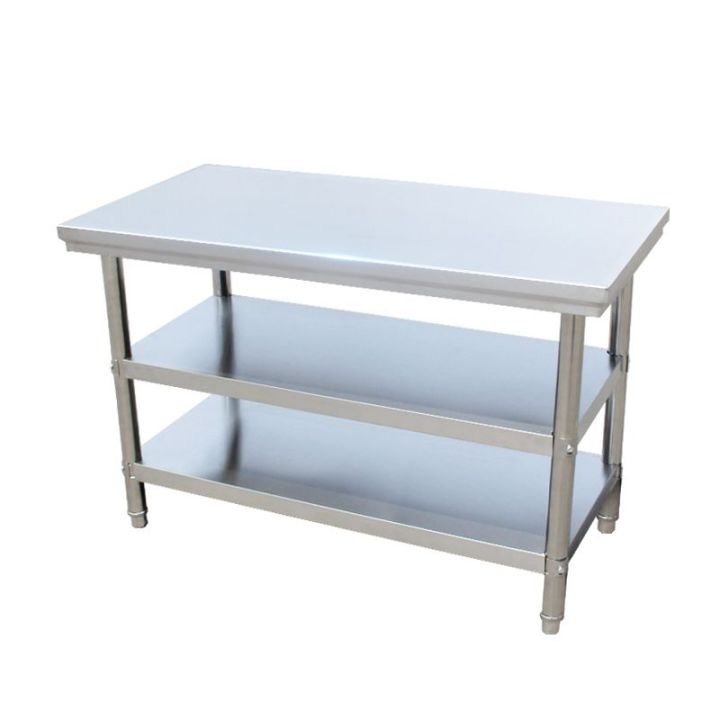 Free Shipping Removable Double-Layer Stainless Steel Workbench ...