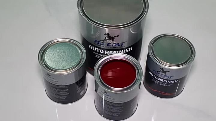 Iron Red automotive paint car paint acrylic Lacquer 1k 2k base coat ...