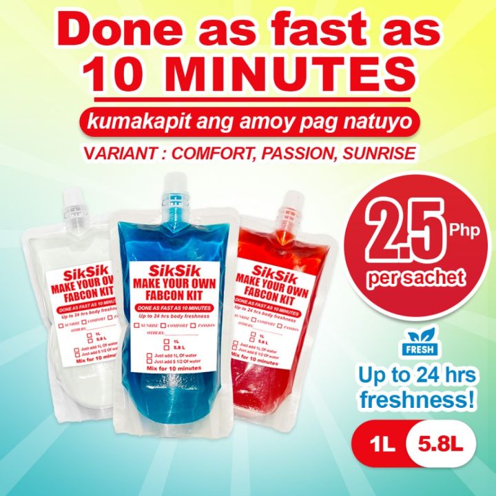 SikSik Ultra Premium DIY Make Your Own Fabric Conditioner ( Fabcon ) KIT | Lazada PH