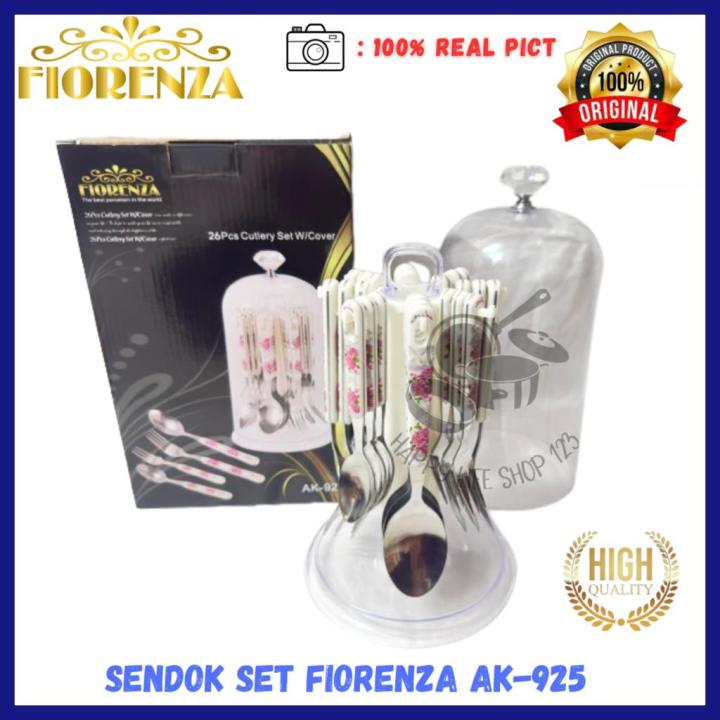 Sendok Set 26pcs Stainless Steel Tebal FIORENZA AK - 925 / Sendok Set ...