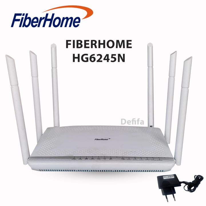 Modem FTTH Router Wireless WIFI Fiberhome HG6245N GPON ONT ONU | Lazada ...