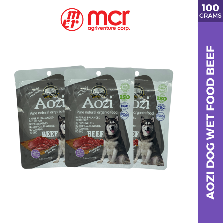 AOZI DOG WET FOOD IN POUCH (BEEF) | Lazada PH