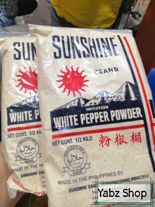 White Pepper Powder SUNSHINE Brand (Imitation) 500g | Lazada PH