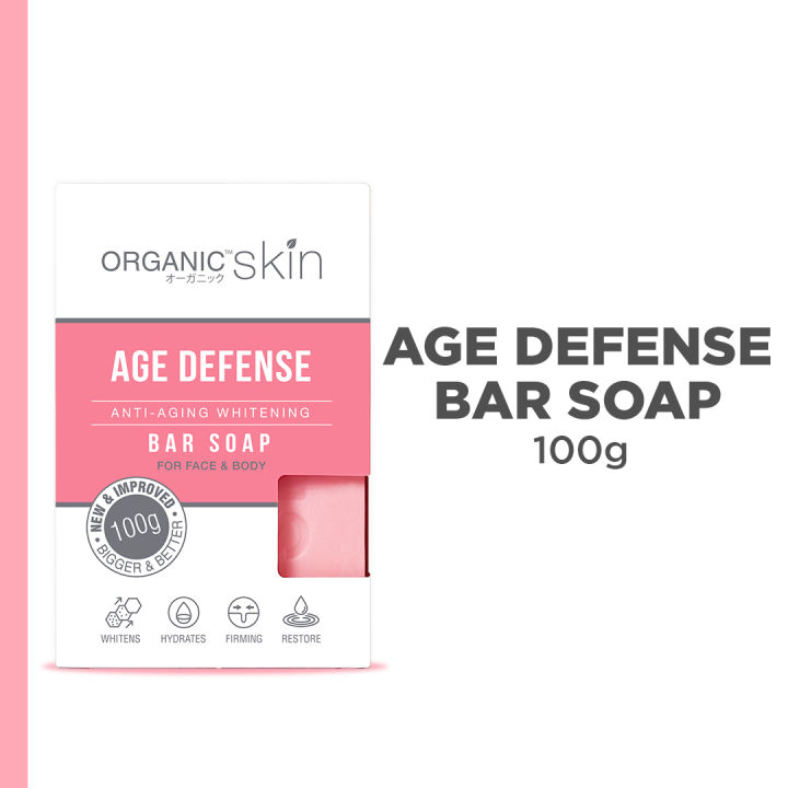Organic Skin Japan Age Defense AntiAging Whitening Soap 100g Anti Aging ...
