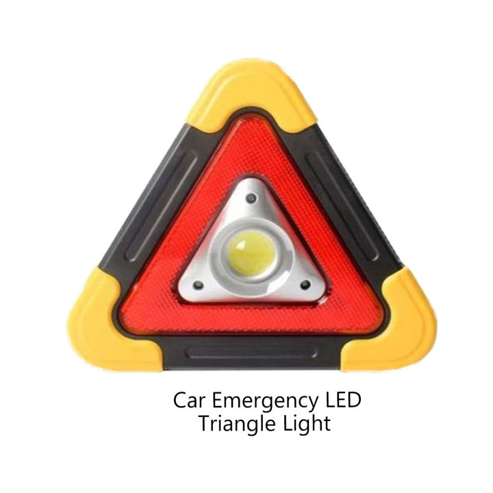 Car Emergency LED Triangle Light Triangle Work Lights Warning Light ...