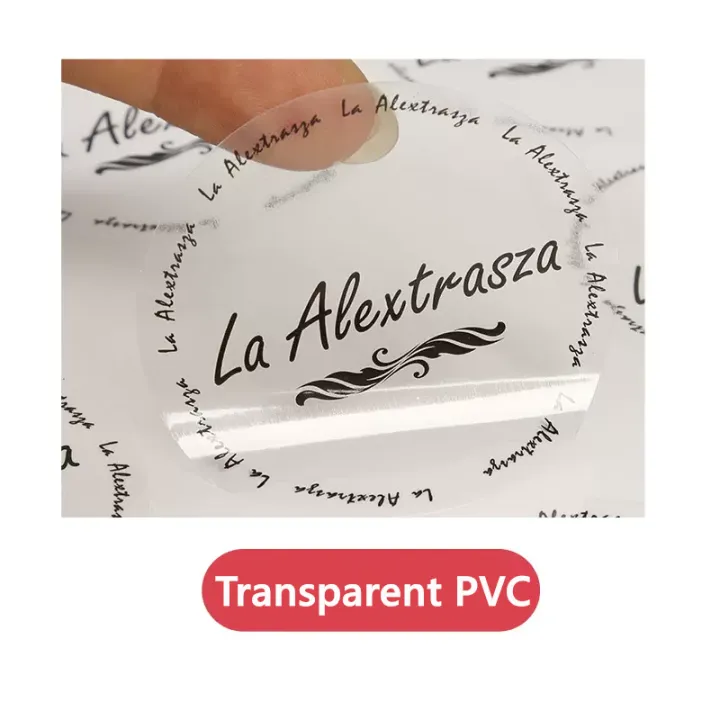 Custom Sticker Transparent Sticker Printing Logo Packaging Labels ...