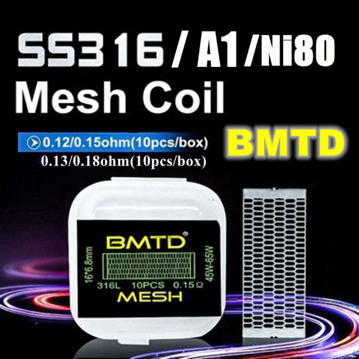 [Ship Today] BMTD Mesh Coil Nichrome Ni80 & Kanthal A1 Resistance Wire ...