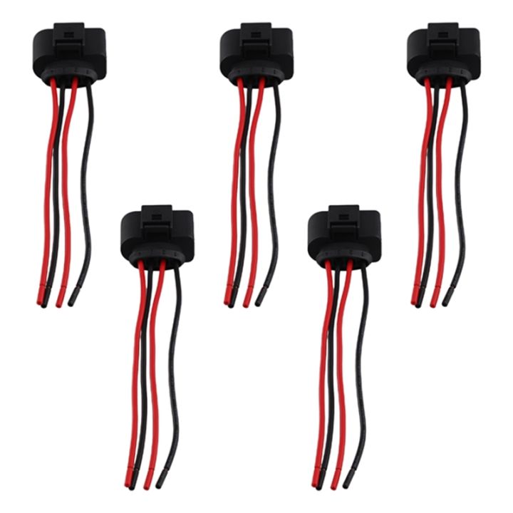 5 Pcs 4 Pin Auto Wire Harness Connector Coil Extension Adapter ...