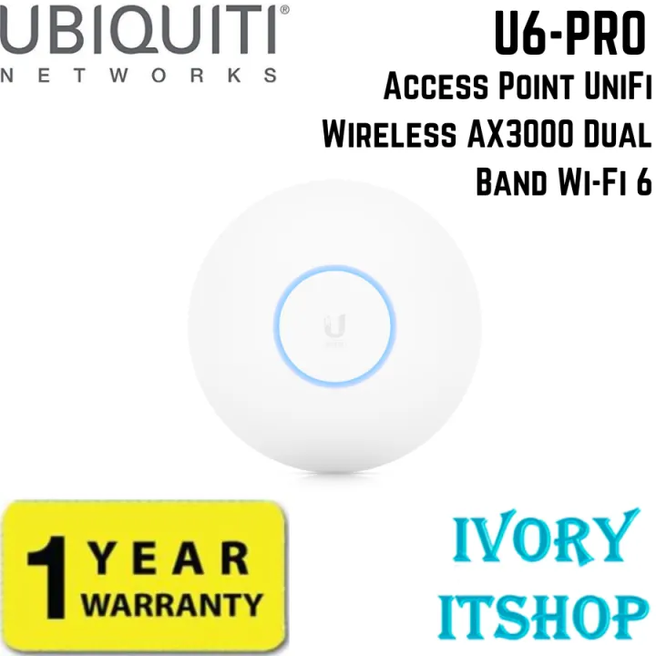 Ubiquiti U6-PRO Access Point UniFi Wireless AX3000 Dual Band Wi-Fi 6 ...