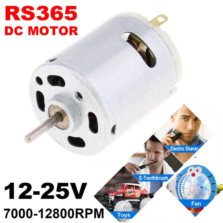 RS365 Mini Motor 12-25V DC Motor Hair Dryer Micromotor with ...