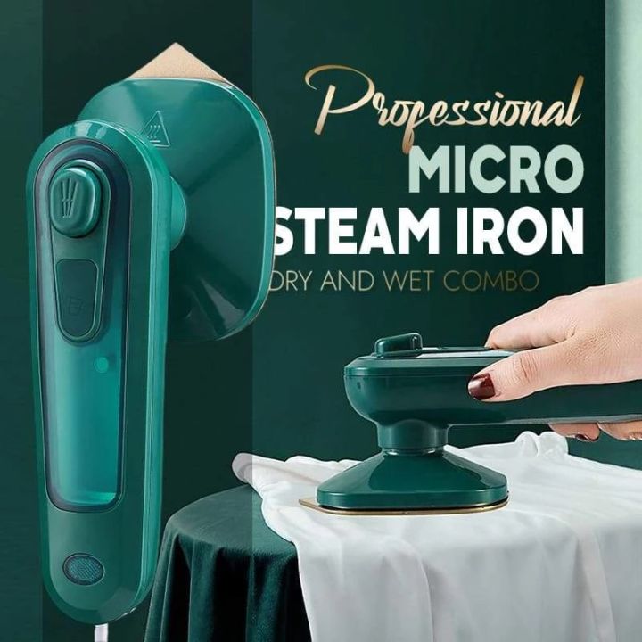 Ready Stock Portable Steam Iron Electric Mini Ironing Machine Handheld ...