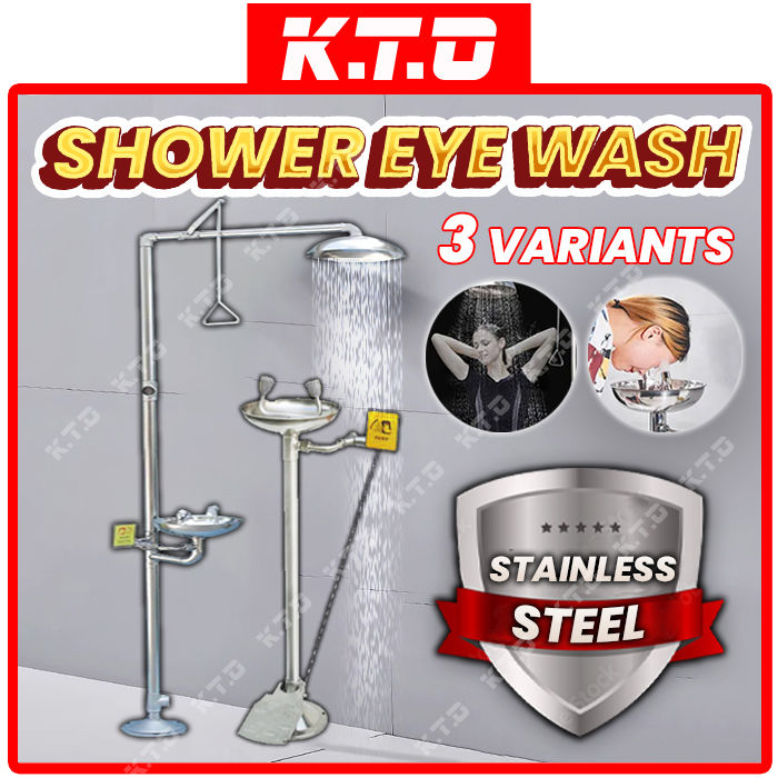 Industrial Stainless Steel 304 Emergency Eye Washer Factory Emergency ...