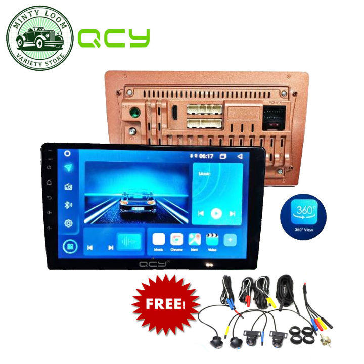 QCY 9inch -IPS HD TOUCH Screen Android 2Din Stereo with 360 camera 4gb ...