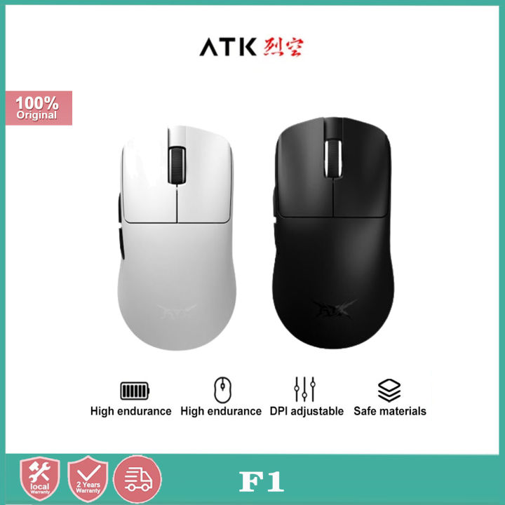ATK Liekong F1 Wireless Mouse PAW3950 Sensor Nordic 52840 Chip FPS 8K ...