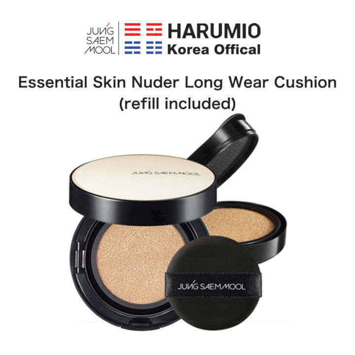 Ready stock [100%Authentic] JUNG SAEM MOOL Essential Skin Nuder Long Wear Cushion Set (refill ...