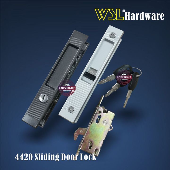4420 Aluminium Sliding Door Lock With Keys #4420 Lockset | Lazada