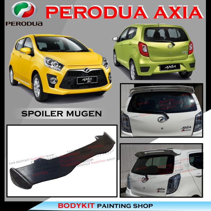 PERODUA AXIA 2014-2020 MG STYLE REAR SPOILER TRUNK SPOILER DUCKTAIL ...