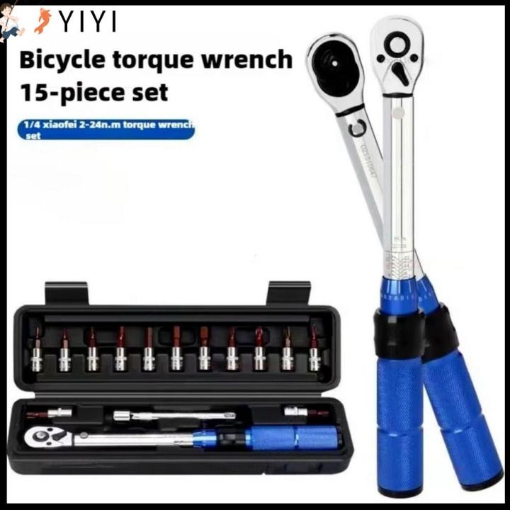 YIYI 2-24Nm Torque Range Bicycle Torque Wrench Set Preset Type Spanner ...