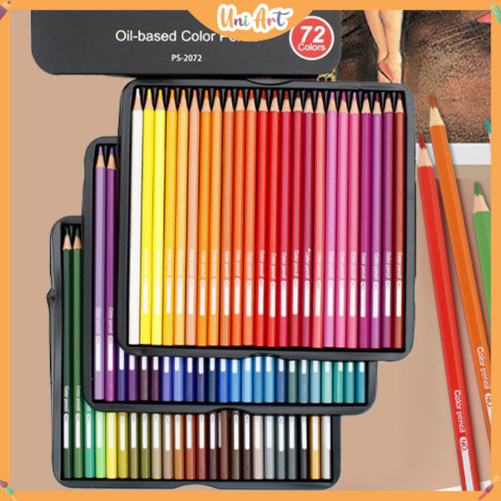 Pensing 72pcs Colored Pencil Set for Adult Coloring Soft Core Drawing ...