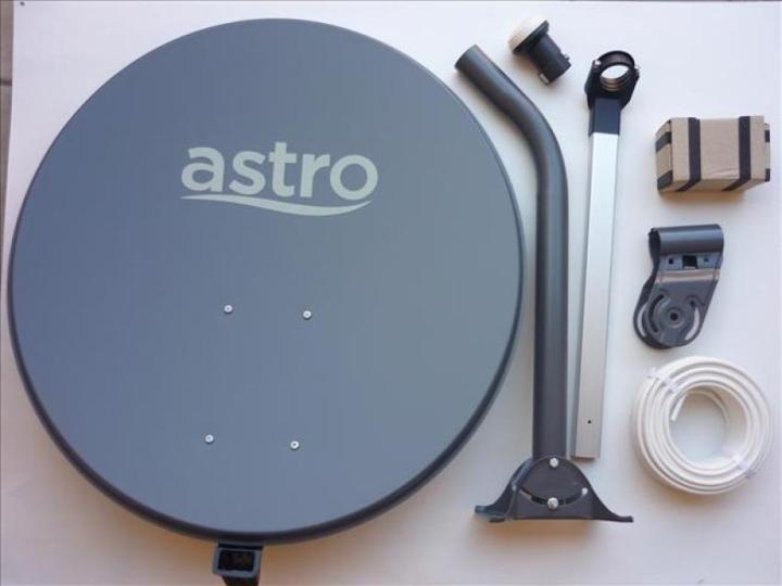 ASTRO SINGLE SATELLITE DISH - 65CM (NEW FULL SET) | Lazada