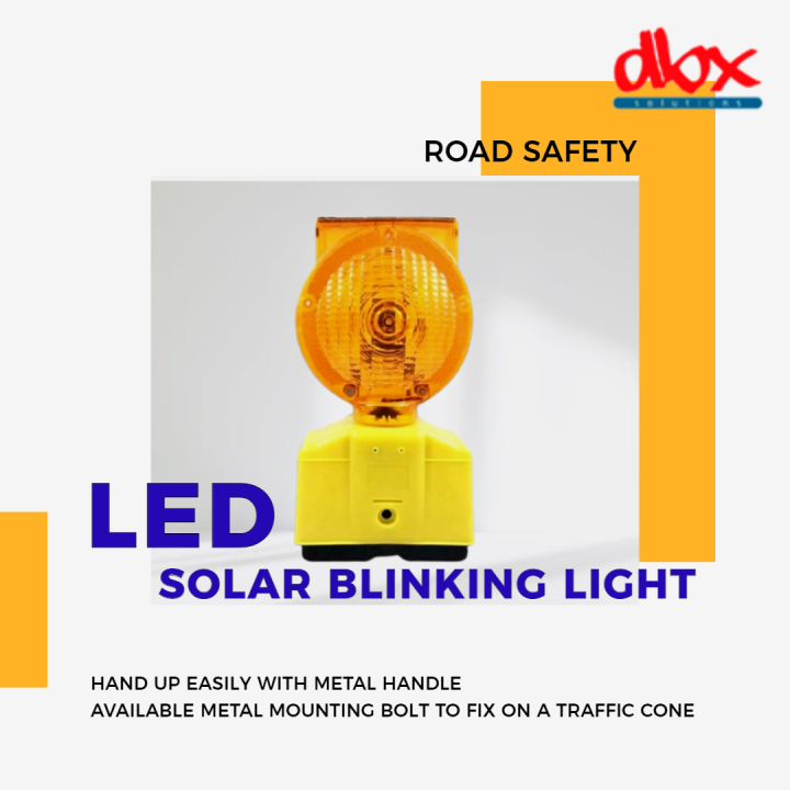 Road Safety LED Solar Blinking Light | Lazada