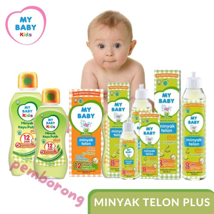 MINYAK TELON PLUS MYBABY EUCALYPTUS 60ML / 90ML / 150ML | Lazada