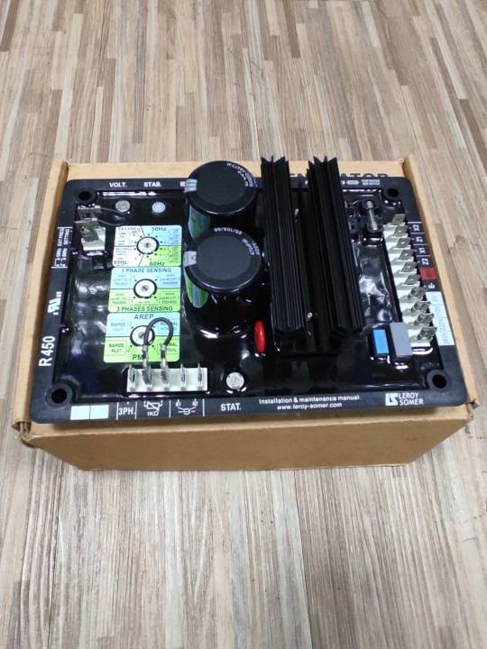 AVR R450 ควบคุมแรงดันไฟฟ้าอัตโนมัติ AVR สำหรับดีเซล Leroy Somer ...
