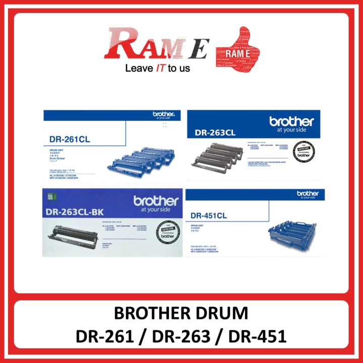[ORIGINAL] Brother DR-261CL DR261CL DR261 261 / DR-263CL DR263CL DR263 ...