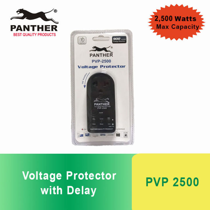Panther PVP 2500 Voltage Surge Protector 2500 Watts with Power on Delay ...