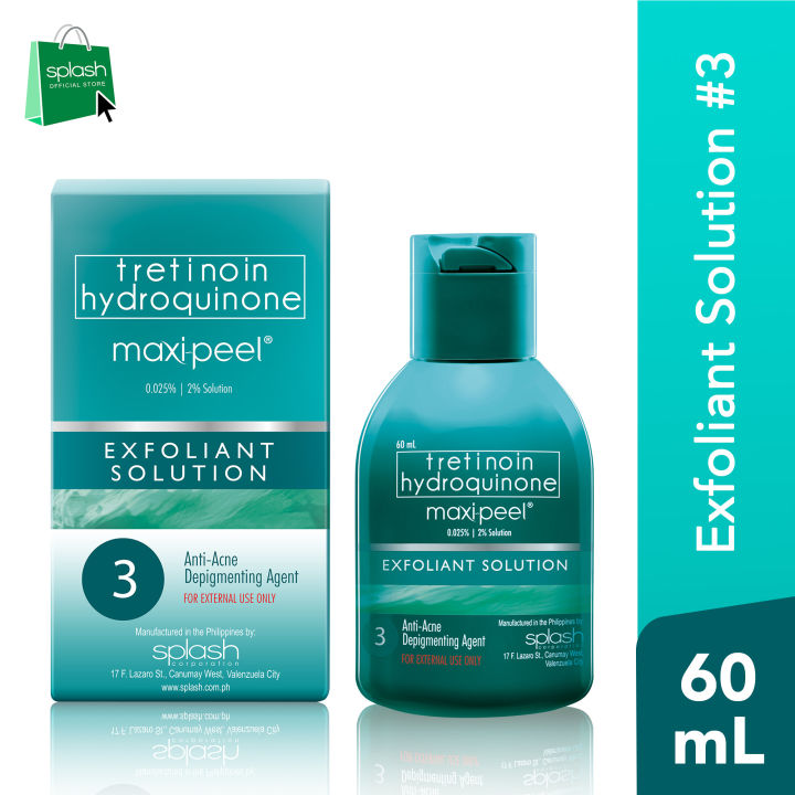 Maxi-Peel Exfoliant Solution No. 3 Anti-Acne Scar Remover Pimple ...