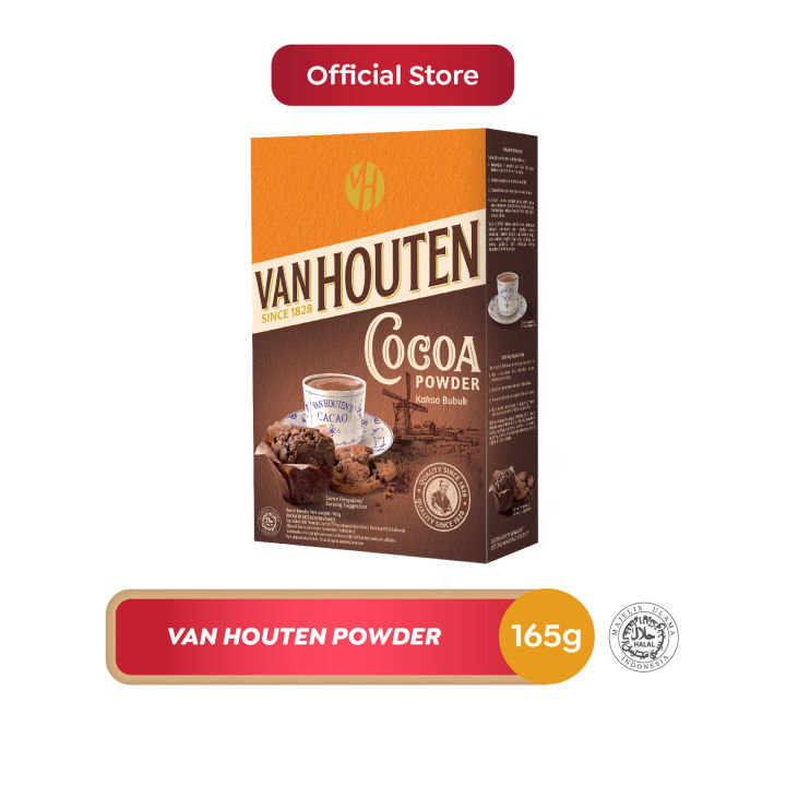 Van houten Cocoa Powder Cokelat Bubuk 165 g | Lazada Indonesia