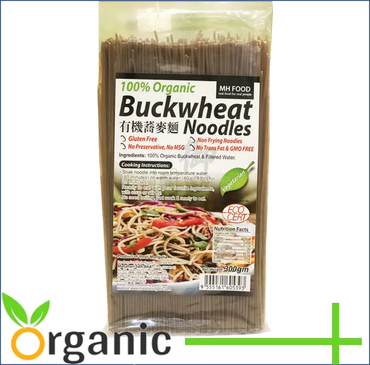 MH Food 100% Organic Buckwheat Noodles (300g) | Lazada