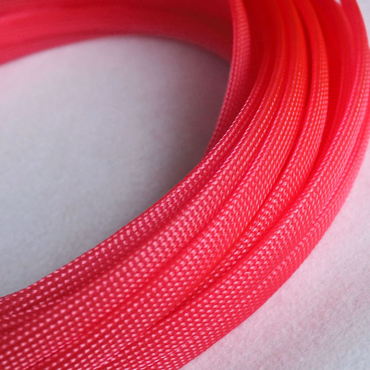 14mm Tight Braided PET Expandable Sleeving Cable Wire Sheath Harness ...