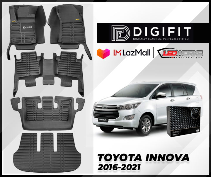 TOYOTA INNOVA 2016-2023 Digifit Premium Car Matting /Floorliner (EXCEPT ...