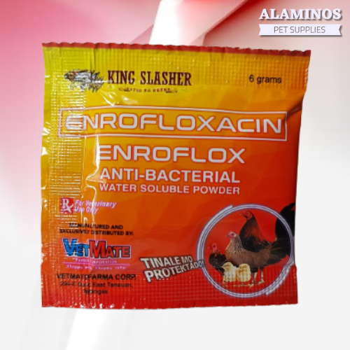 [APS] 1PC ENROFLOX 6g/ANTI-BACTERIAL/WATER SOLUBLE POWDER/GAMEFOWL/KING SLASHER | Lazada PH