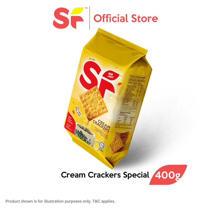 Shoon Fatt - 400g Biskut Krim Kraker Istimewa | 400g Cream Crackers ...
