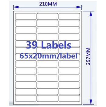 A4 Size Pre Cut White Printing Sticker Label White Label Address Label ...
