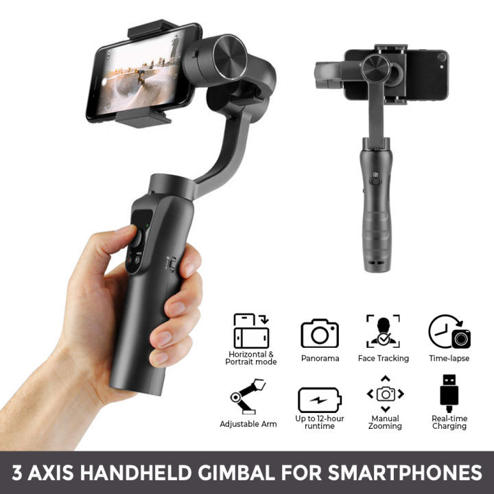 3-Axis Gimbal Smartphone Stabilizer, Handheld Gimbal Stabilizer for ...