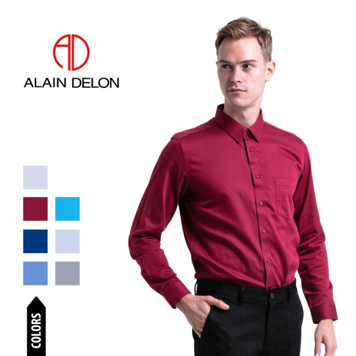 Alain Delon Slim Fit Long Sleeve Shirt - 15319006C | Lazada