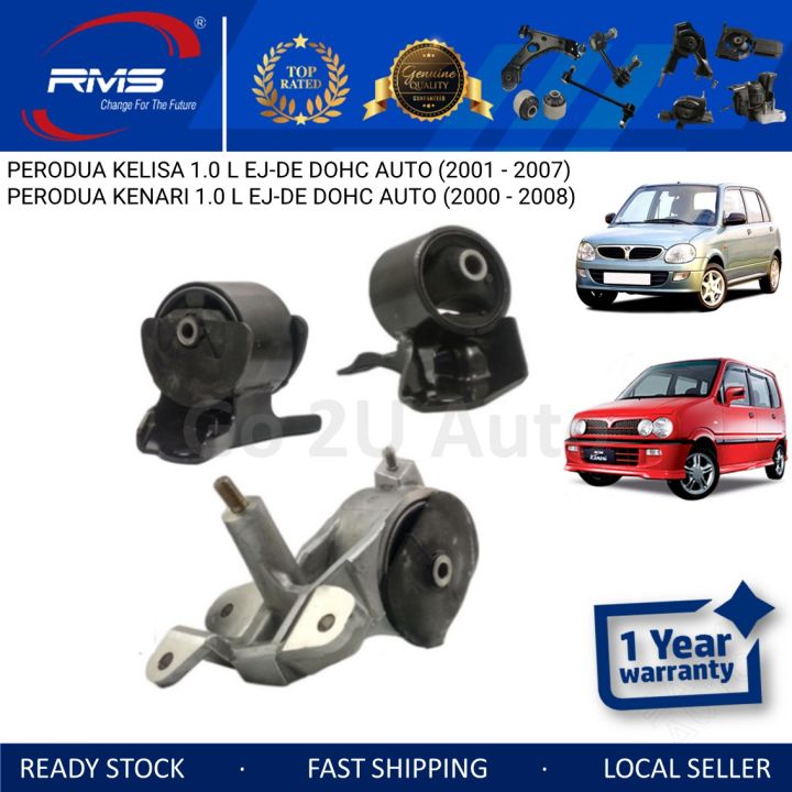 RIMS BRAND ENGINE MOUNTING 1 SET 3PCS - PERODUA KELISA 1.0 AUTO (2001 ...