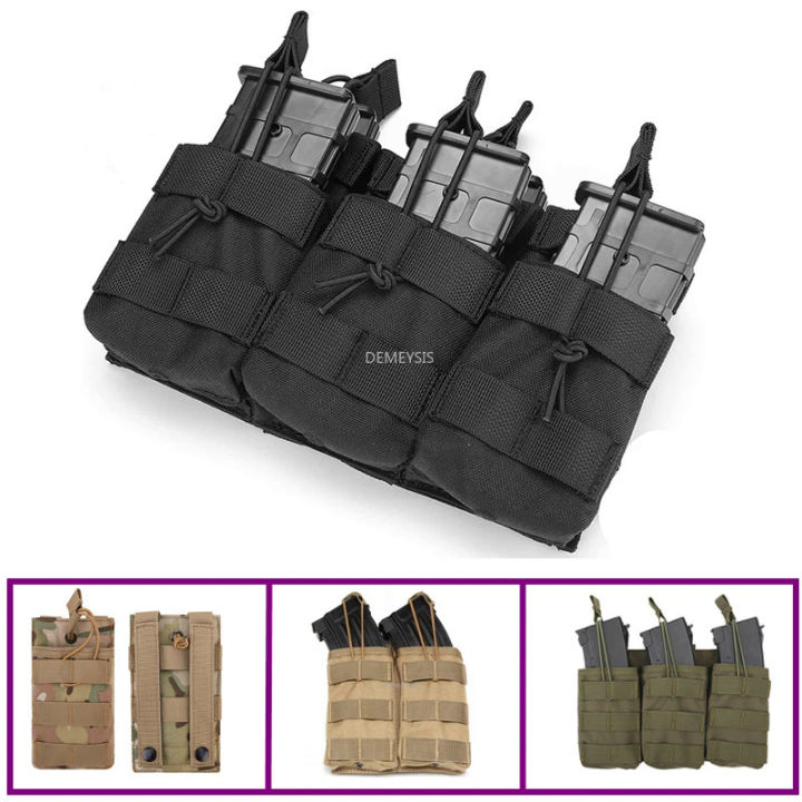 Military Paintball Magazine Pouches Single Double Triple Tactical Molle ...